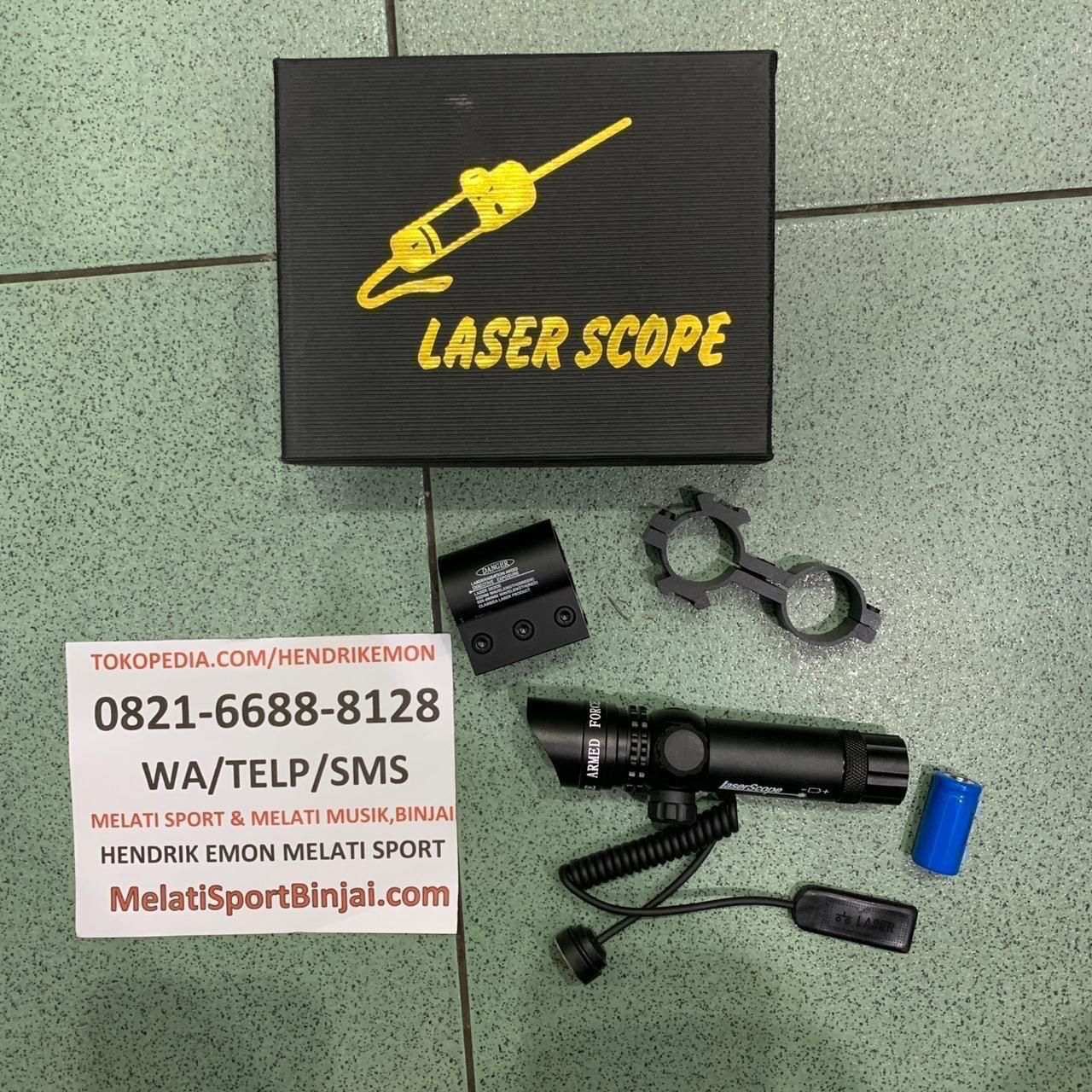 Laser Scope Merah Besar – Melati Sport & Melati Musik Binjai