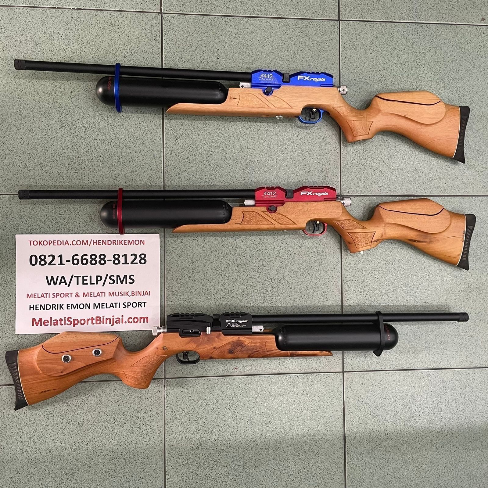 Bocap FX Royal Peninggi Pipi 500cc Mono CNC Kayu PCP – Melati Sport ...