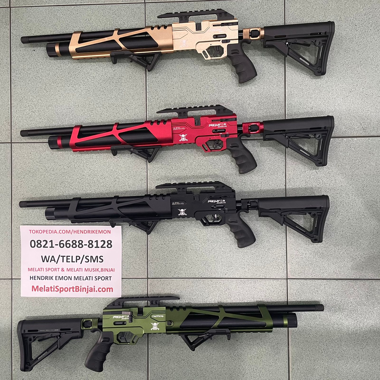 OD38 Predator Chamber Mono Full CNC Mano Depan Serobong Silang – Melati ...