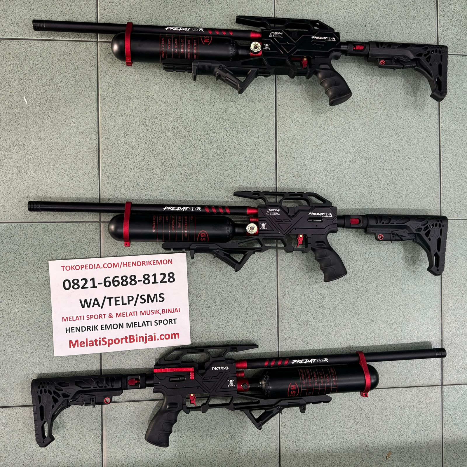 Predator 500cc Jenong Poni, Ada Setelan Power, Laras Loreng CNC ...